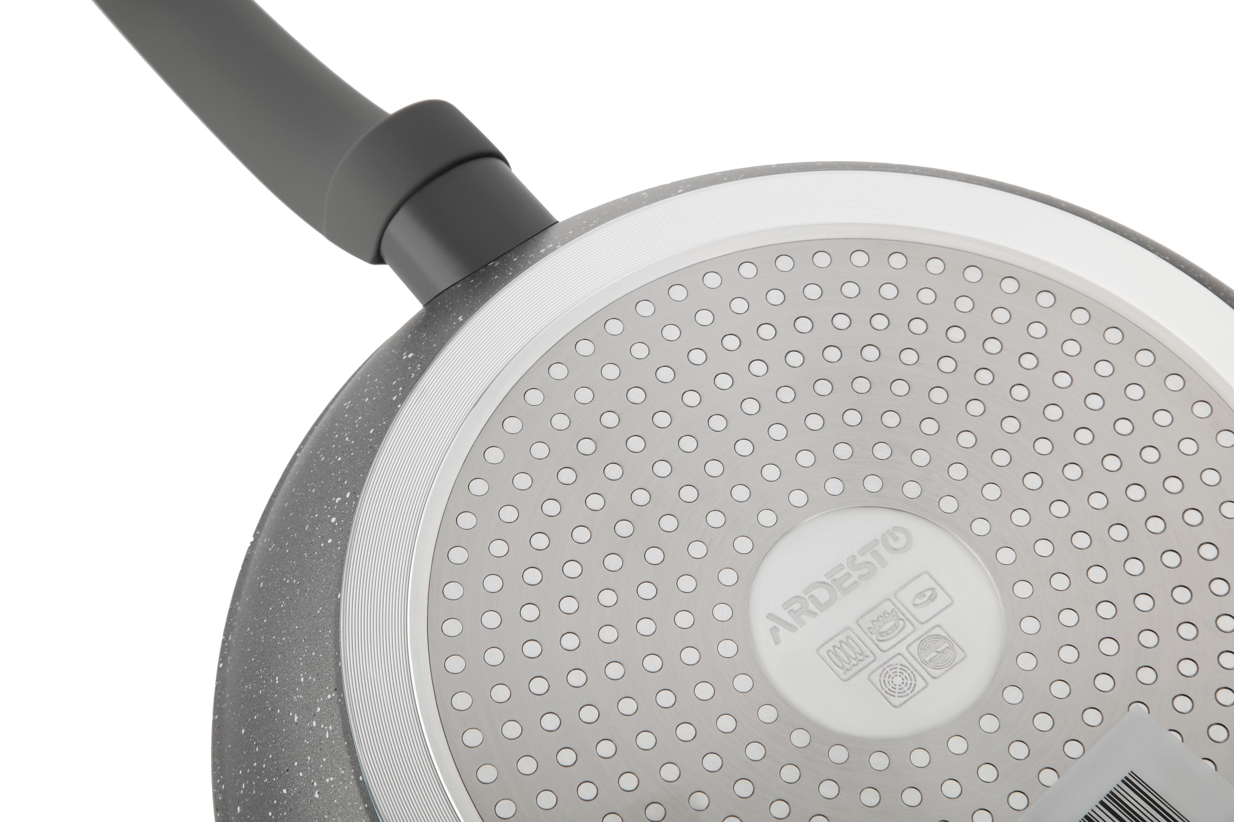 Fry pan ARDESTO Gemini Molise, 24cm, aluminium, gray | ARDESTO