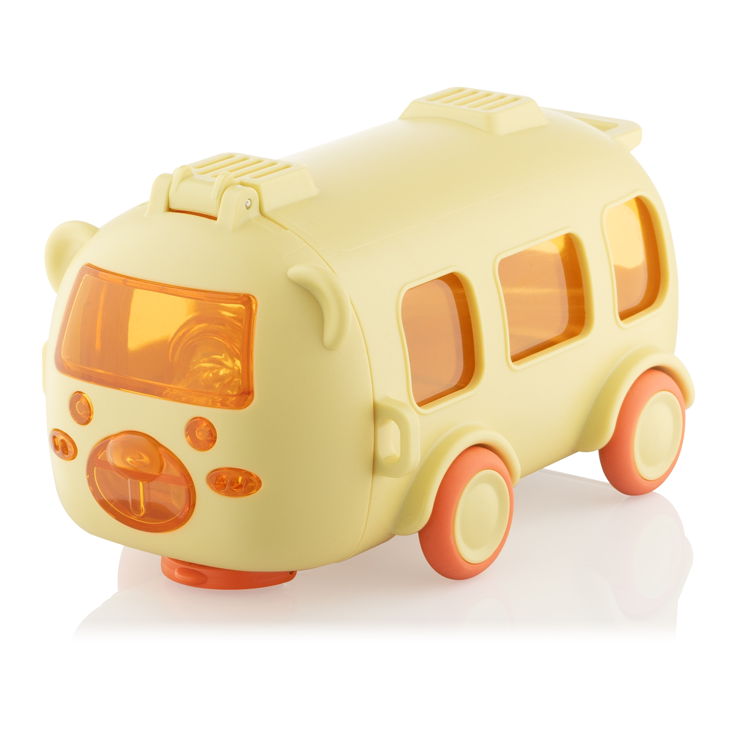 Пляшка для води ARDESTO Bear Bus 500мл, пластик, жовтий | ARDESTO