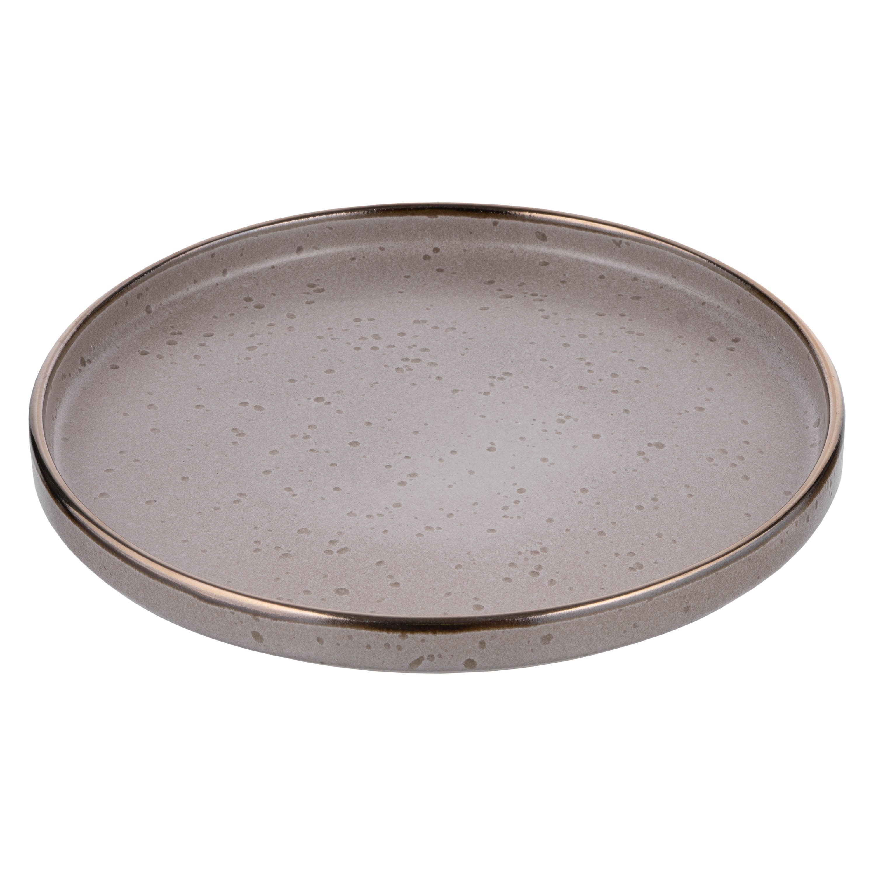 Dessert plate ARDESTO Fasano, 19.6cm, ceramic, gray-brown | ARDESTO