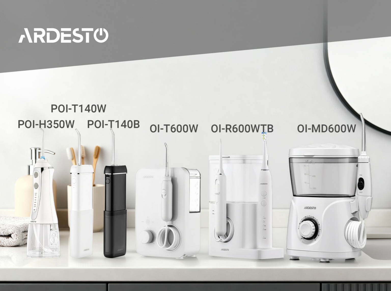 Portable and Stationary ARDESTO Oral Irrigators for Complete Oral Care ...